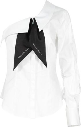 Elisabetta Franchi Femme, Blouses et Chemises, Multicolore, Taille: 38 FR Chemise asym&eacute;trique
