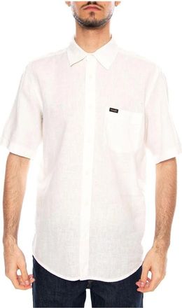 Wrangler Homme, Chemises, Blanc, Taille: S SS 1 Pkt Shirt