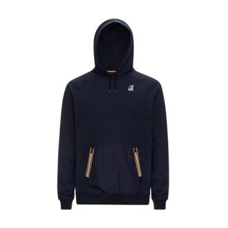 K-Way Le Vrai Loic Hoodie - - Sweatshirts & Hoodies - Herren - Blau - XS