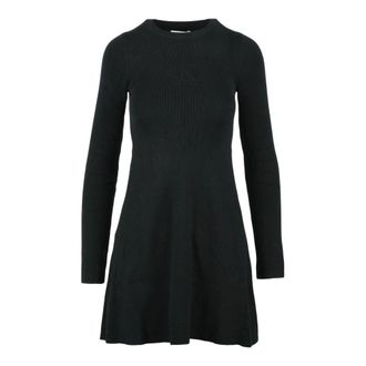 Calvin Klein Jeans Femme, Robes, Noir, Taille: 42 FR Abito in maglia svasato