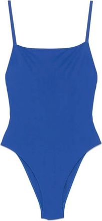 Lido Lido, Femme, Maillots de bain, Bleu, Taille: 38 FR Maillot de Bain &agrave; Bretelles G&eacute;om&eacute;triques