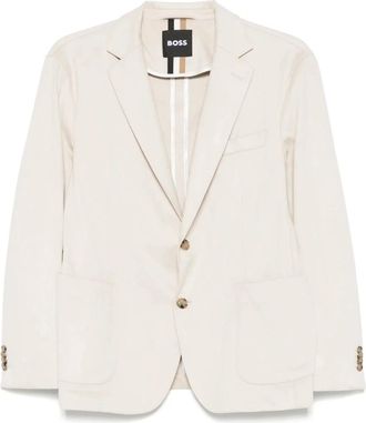 HUGO BOSS Homme, Vestes, Beige, Taille: 2XL Veste Stretch &agrave; 2 Boutons