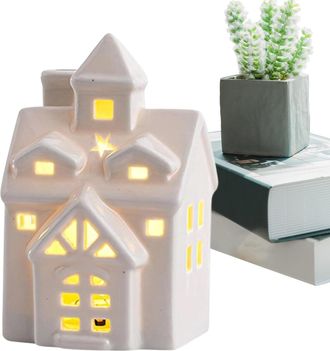 Generico Desk Ornament Tischdekoration aus Keramik, 7,9 x 6,5 x 12,4 cm (2,76 x 2,56 x 4,92 Zoll) | Weihnachtsdekoration f&uuml;r Tablets, Tischdecken, Untergr&uuml;nde