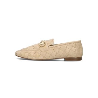 Stefano Lauran Beige Wildleder Loafer - - Shoes - Damen - Beige - 38 EU