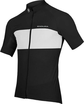 Endura Pro II Radfahr-Trikot f&uuml;r Herren, kurz&auml;rmlig (Schwarz)
