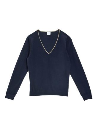 Paul Smith Pull &Agrave; Col V - Bleu