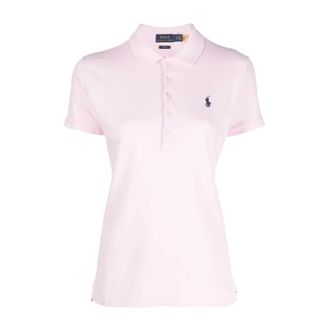 Polo Ralph Lauren Slim Julie Polo Shirt - - Tops - Damen - Rosa - L