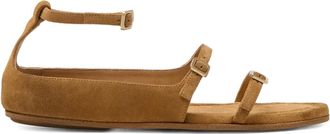 Mars&egrave;ll Traccia buckle-strap sandals - Braun