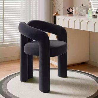 Apex Mobilier cr&eacute;atif moderne canap&eacute; salon lecture pour salon maison chaise de couleur cr&egrave;me capitonn&eacute;e flanelle dappoint sans accoudoirs - Canap&eacute;