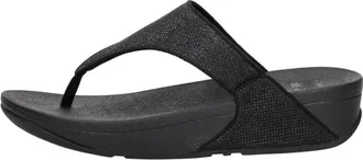 FitFlop Femme, Chaussures, Noir, Taille: 37 EU Lulu Shimmerglitz Toe-Post