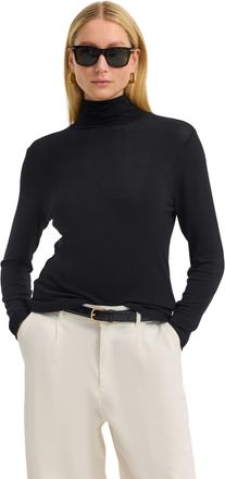 Bugatti Damen Rollkragen Shirt W8504-84648 elastisch, weicher Modal-Elasthan-Mix