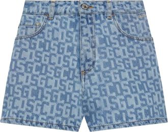 GCDS Gcds, Damen, Shorts, Blau, W32Gr&ouml;&szlig;e