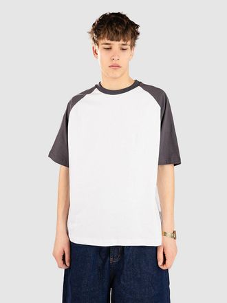 Blue Tomato Boxy Panelled T-Shirt white