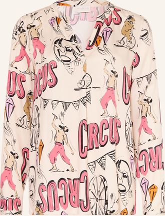 Milano Milano Italy Blusenshirt Aus Satin beige