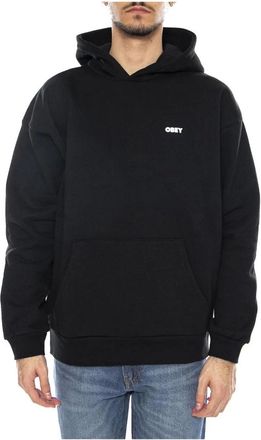 Obey Homme, Sweatshirts et sweats &agrave; capuche, Noir, Taille: L SweaT-shirts &agrave; capuche