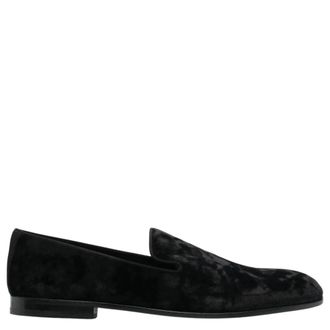 Dolce & Gabbana Homme, Chaussures, Noir, Taille: 41 1/2 EU Milano Slipper