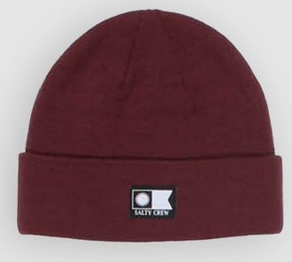 Salty Crew Flagship Beanie burgundy