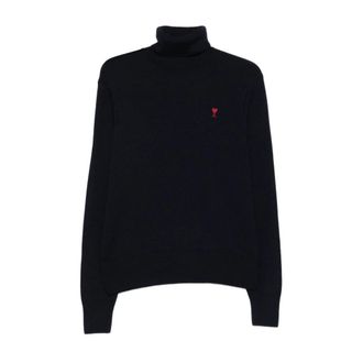 Ami Blaue Pullover f&uuml;r einen stilvollen Look - - Knitwear - Herren - Blau - L