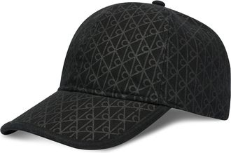 Calvin Klein Cap Calvin Klein Emblem Print W Leather Patch Cap LV04D5029G Schwarz