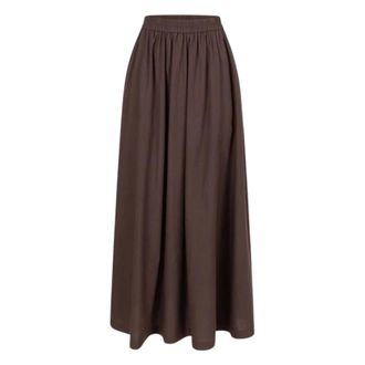 &Acirc;m&egrave; Jupe Longue Kilt - Femme - Jupes - Brun - Taille: 36 FR