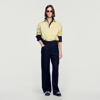 Sandro Chemise oversize en coton