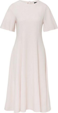 s.Oliver Midikleid Kleid Ausgestelltes Midi-Kleid mit Schleifen-Detail