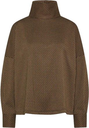 Ni&ugrave; SweaT-shirt &agrave; col montant Batanga - Femme - Pulls - Brun - Taille: 42 FR