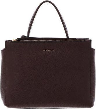 Coccinelle Womens Top Handle Bag Berry Bovine Leather - Top-Handle-Bags