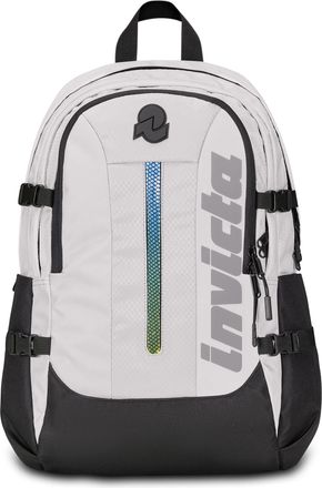 Invicta Act Plus Led Schulranzen, Tagesrucksack mit Laptopfach, Trinkflaschenfach, Organisationsfach, Brust- und Beckengurt, Kompressionsriemen, Schule, Sport