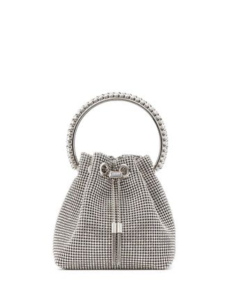 Jimmy Choo London sac seau Bon Bon à anse arrondie - Métallisé