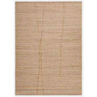 Sklum Emeline-Teppich aus Jute und Baumwolle Beige Semoline 230x160 cm
