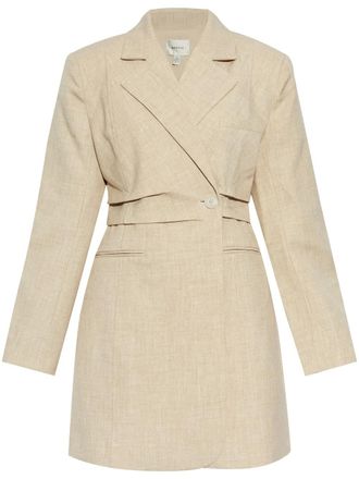 Gestuz Mini-Blazerkleid - Nude