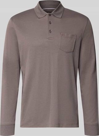 Bugatti Regular Fit Poloshirt aus Baumwoll-Mix mit Brusttasche