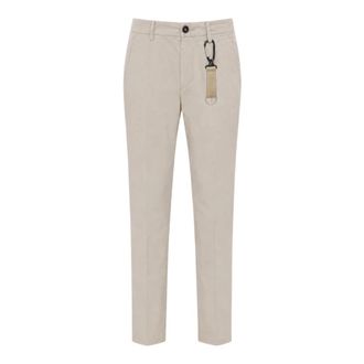 Manuel Ritz Pantalone Tinto Slim Fit - - Trousers - Herren - Beige - L
