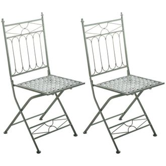Clp 2er Set Klappstuhl Asina antik-gr&uuml;n