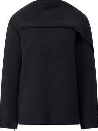 Courr&egrave;ges Pullover mit Schal