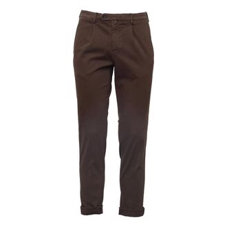 BRIGLIA 1949 Gefaltete Chino-Hose - - Trousers - Herren - Braun - S
