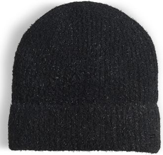 OPUS Damen M&uuml;tze | ATWISTA Strickm&uuml;tze mit Glitzer Details black, 0