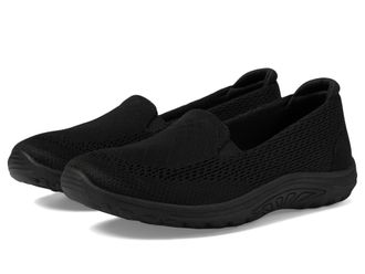 Skechers Damen Reggae Fest-Willows Vibe Flacher Slipper, Schwarz, 38 EU