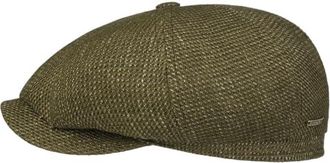 Stetson Casquette Hatteras Brinkley II Homme - Made in The EU Type Gavroche avec visière Été Printemps-été - 59 cm Olive foncé