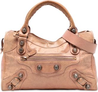 Balenciaga Hobo Bags - Lambskin Motocross Giant 21 Classic City Satchel - Gr. unisize - in Braun - f&uuml;r Damen