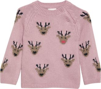 s.Oliver Süßer Strickpullover mit Weihnachtsmotiv