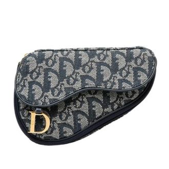 Dior Pre-owned Saddle Pouch - - Pre-owned - Damen - Blau - ONE SIZE