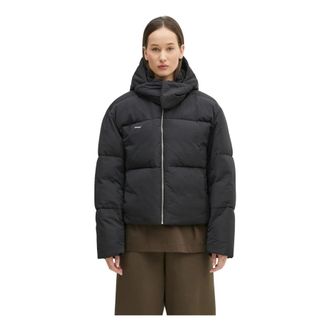 PANGAIA Kapuzen-Pufferjacke - - Jackets - Damen - Schwarzk - S