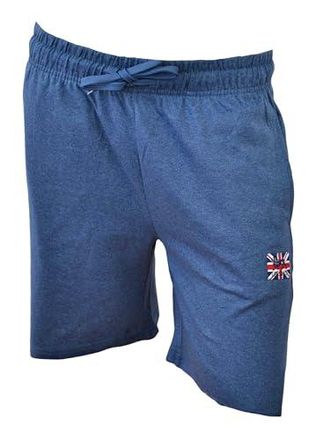 Lonsdale Bermuda Homme Short - Short Homme court en coton, 25078 Denim, L