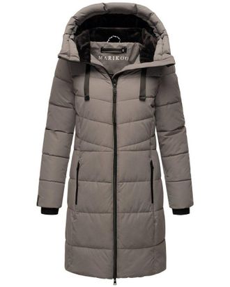 Marikoo Winterjacke Natsukoo XVI Stepp Mantel mit gro&szlig;er Kapuze