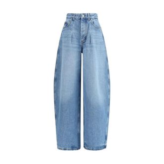 Jacquemus Ballonbein Oversized Jeans - - Jeans - Damen - Blau - W27