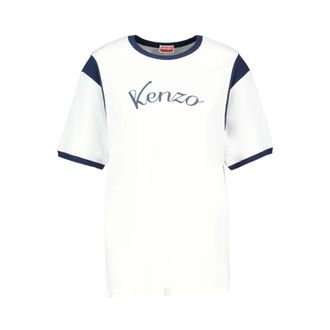 Kenzo Varsity T-Shirt - - Tops - Herren - Wei&szlig; - L