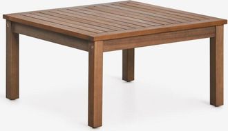 Sklum Quadratischer Gartentisch 65x65 cm aus Akazienholz Branson Akazienbraun dunkel