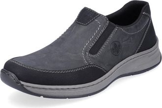 Rieker Herren Slipper 14362, Männer Slip On, lose Einlage,Schlupfschuhe,schluepfschuhe,Slip-ons,freitzeitschuhe,Slides,grau Kombi (00),45 EU / 10.5 UK